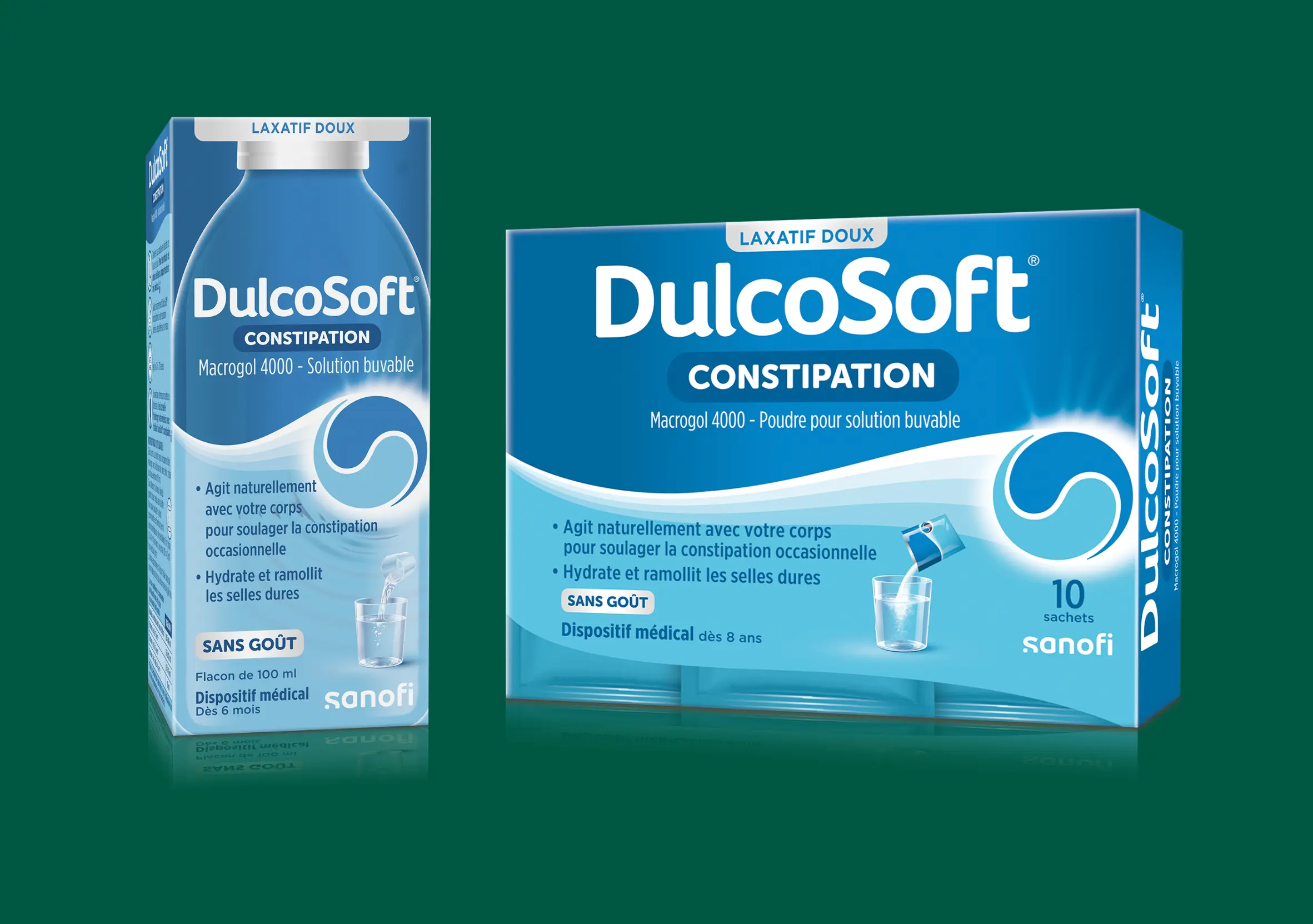 Dispositifs médicaux Dulcosoft® | Action douce